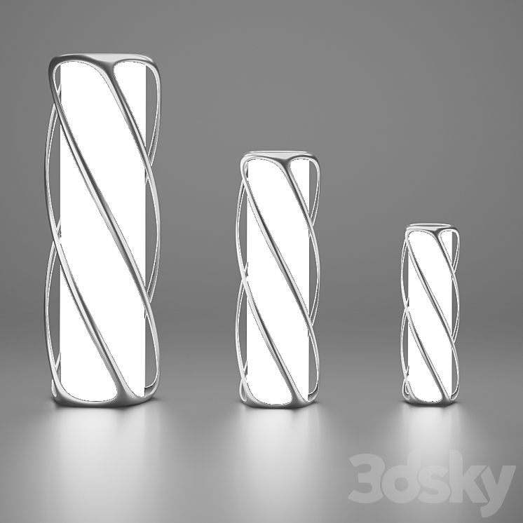 Modern lighting concept - Floor lamp - 3D model