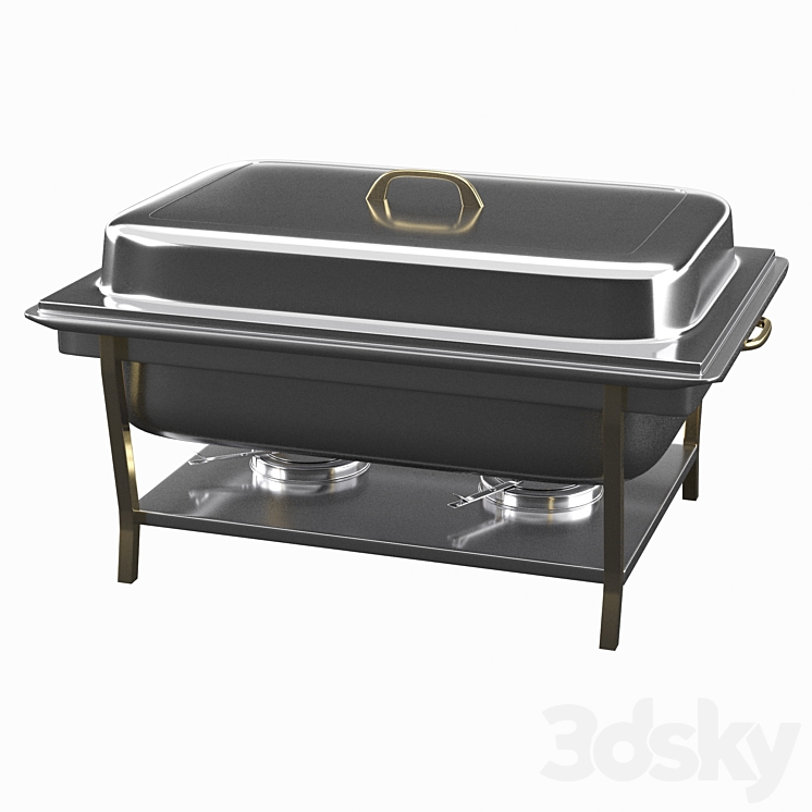 Chafing dishes - Restaurant - 3D model