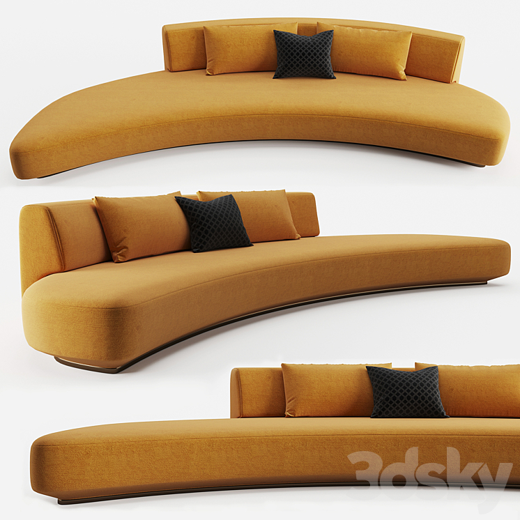 audrey sofa gallotti&radice - Sofa - 3D model