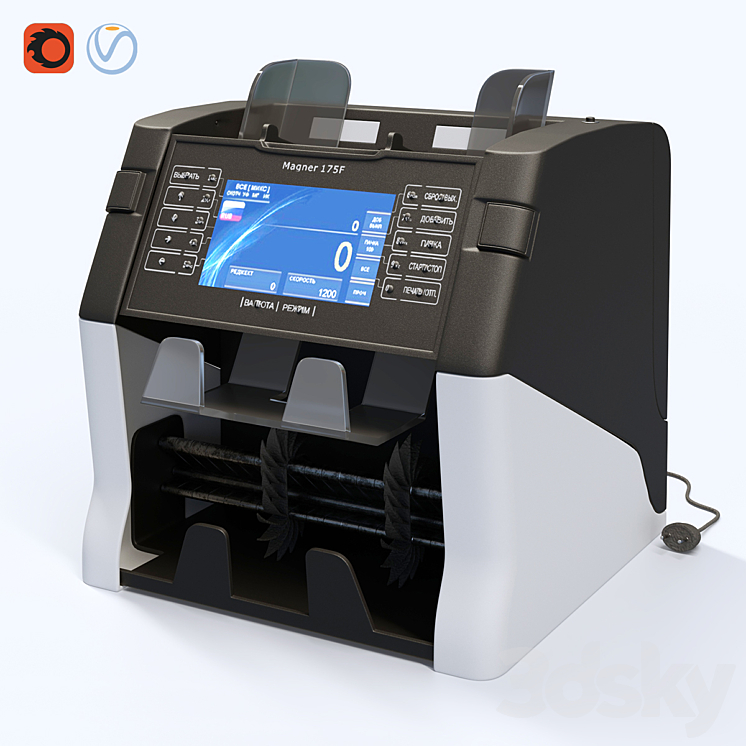 Banknote counter Magner 175F - Miscellaneous - 3D model