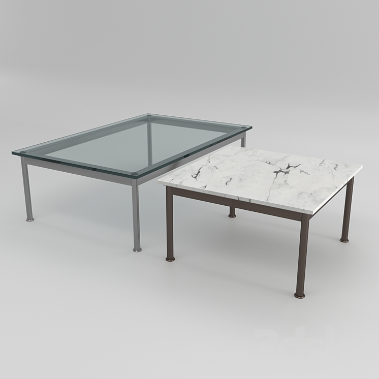 LC Outdoor Table (PBR Materials) - Table - 3D model