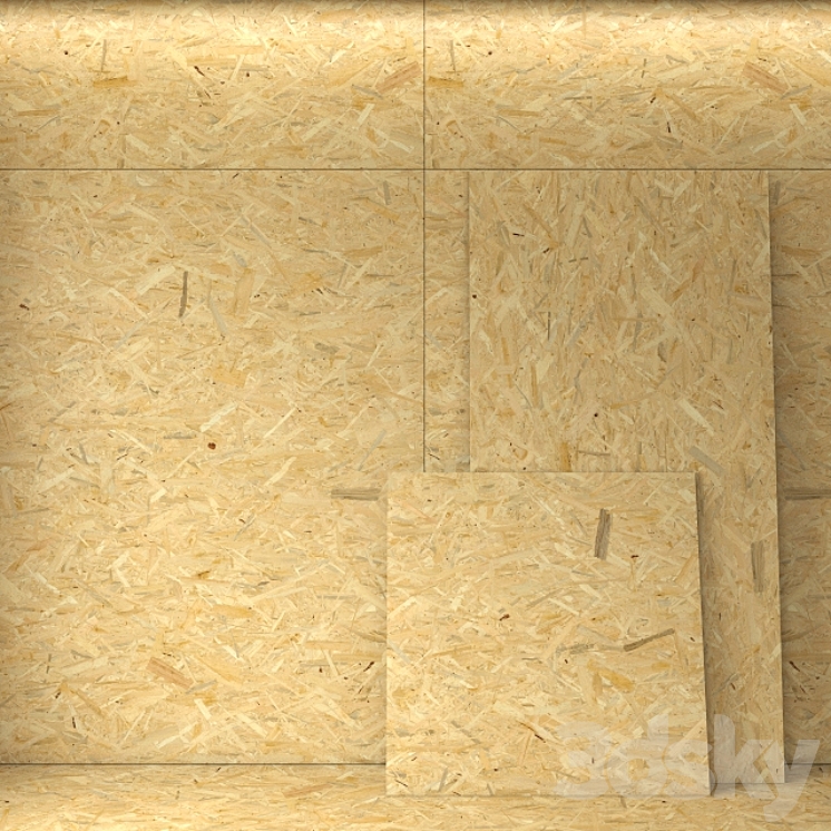 OSB - Wood - 3D model