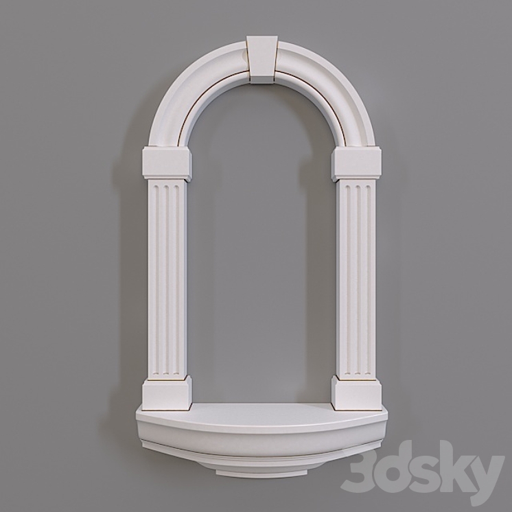 Niche: Europlast 1.61.101 - Decorative plaster - 3D model