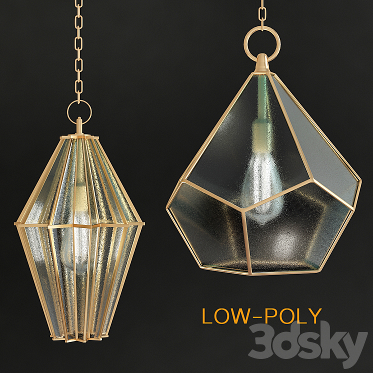 Chevelle pendants - Pendant light - 3D model