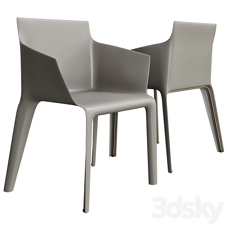 Poliform seattle chair - Chair - 3D model