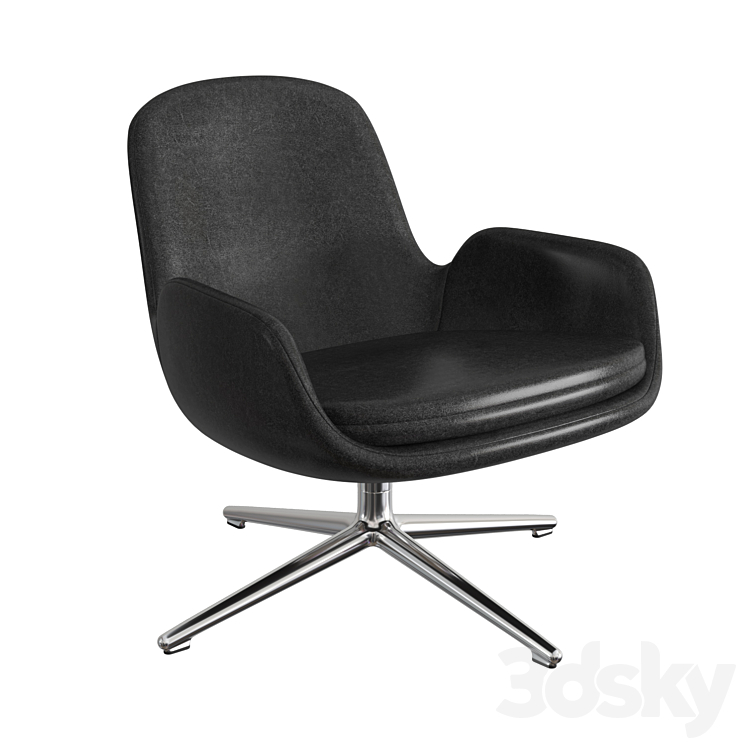 Era Lounge Chair Low Swivel - Arm chair - 3D model