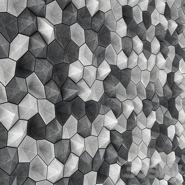 Polygon concrete panel / Ngon concrete panel - Other decorative objects ...