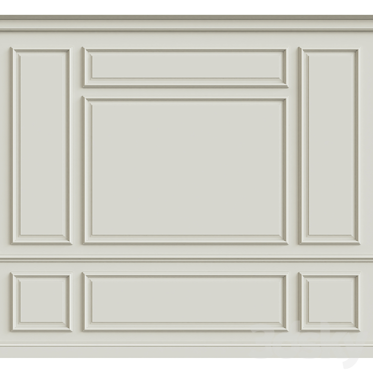 Wall molding - Decorative plaster - 3D model