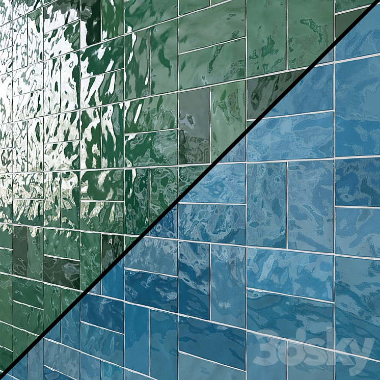 Ceramic wall tile WOW FEZ Gloss 2 - Tile - 3D model
