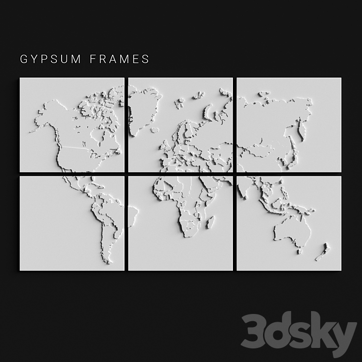 Gypsum frames - Frame - 3D model