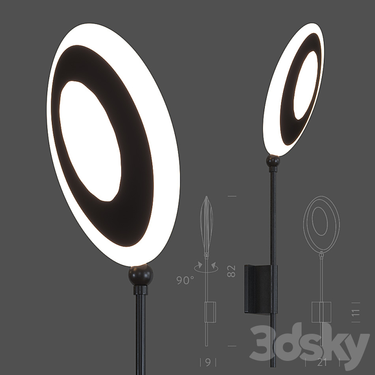 NEMO OLYMPIA | Wall Light - Wall light - 3D model