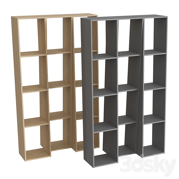 Endless shelf unit - Rack - 3D model