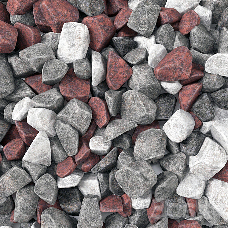 Rock stone splenter - Environment elements - 3D model