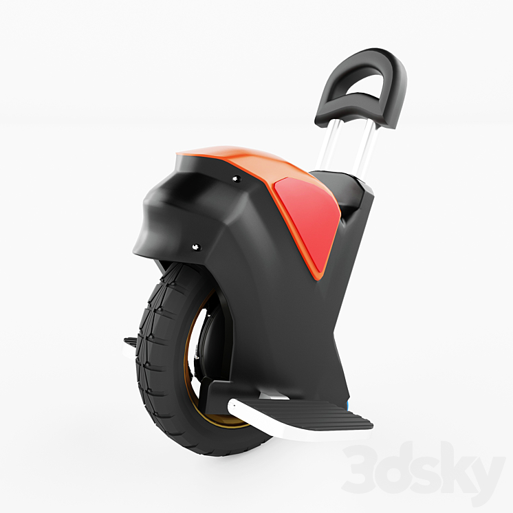 monocycle - Ground Transport - 3D model