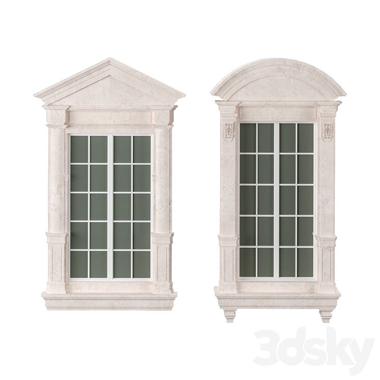 Classical Windows 2 - Windows - 3D model