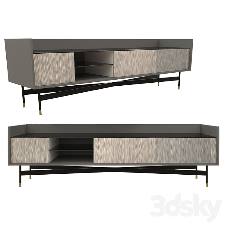 Ditre Italia Dialogo - Sideboard & Chest of drawer - 3D model