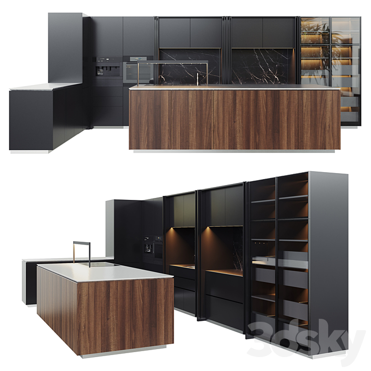 Kitchen Cesar 2 - Kitchen - 3D model