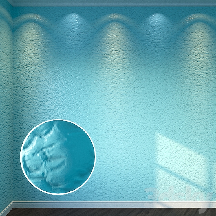 Decorative Stucco 162 - 8K Material - Wall covering - 3D model