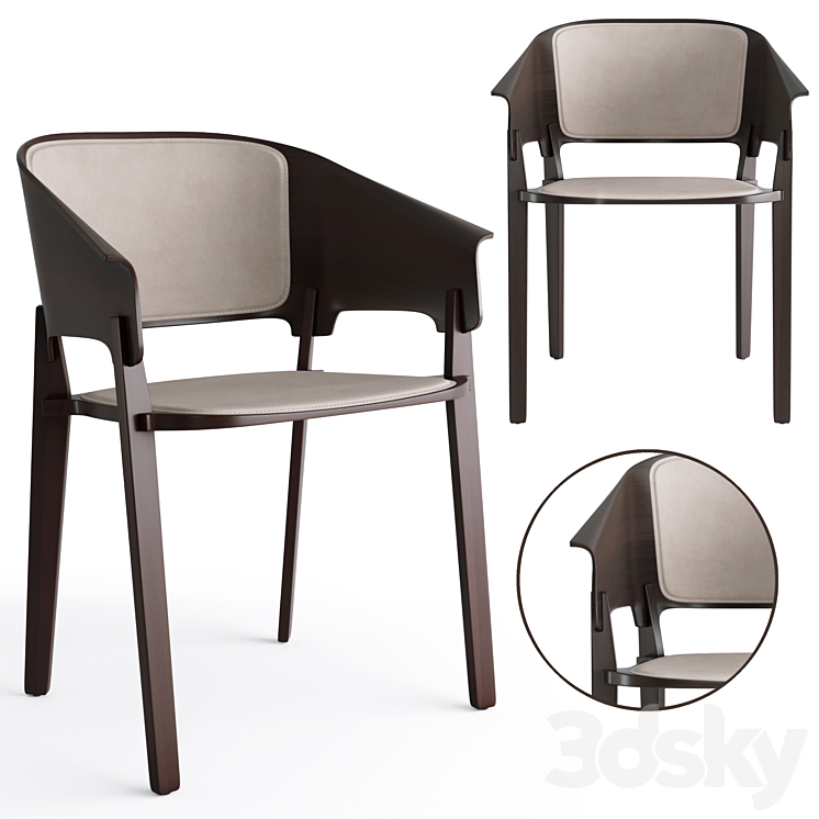 Threepiece - Chair - 3D model