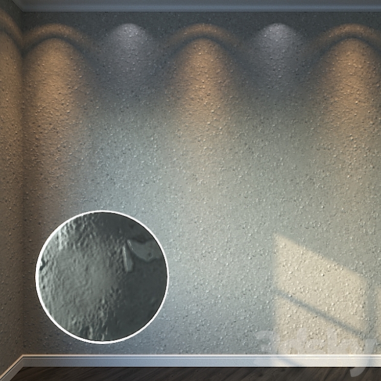 Decorative Stucco 191 - 8K Material - Wall covering - 3D model