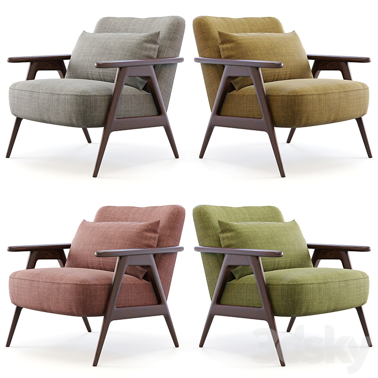John Lewis & Partners Hendricks Accent Chair - Arm chair - 3D model