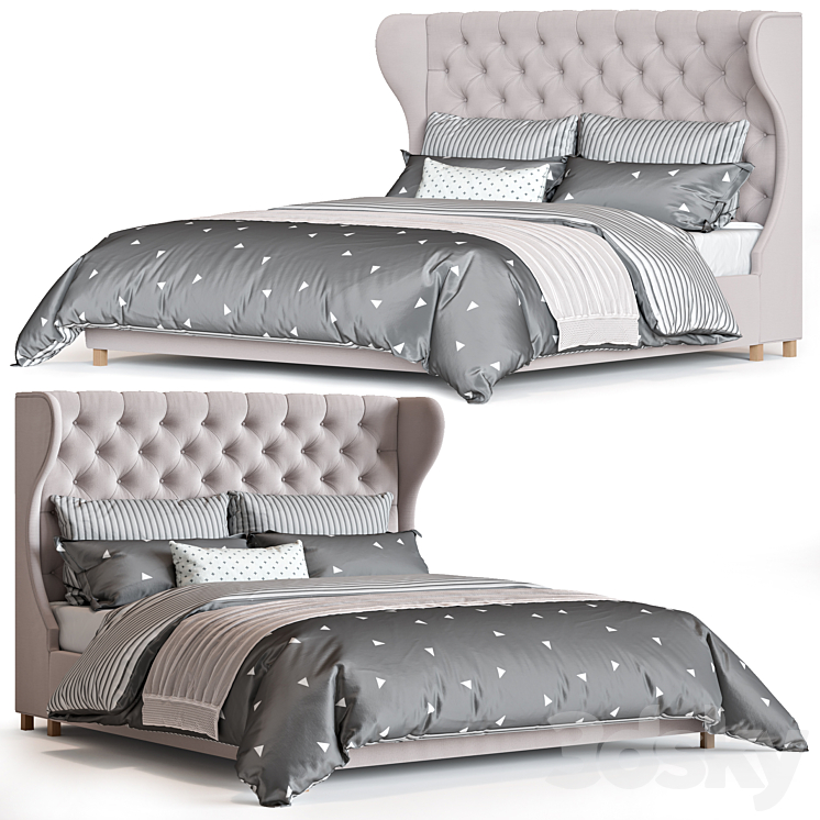 BED 4240 model - Bed - 3D model