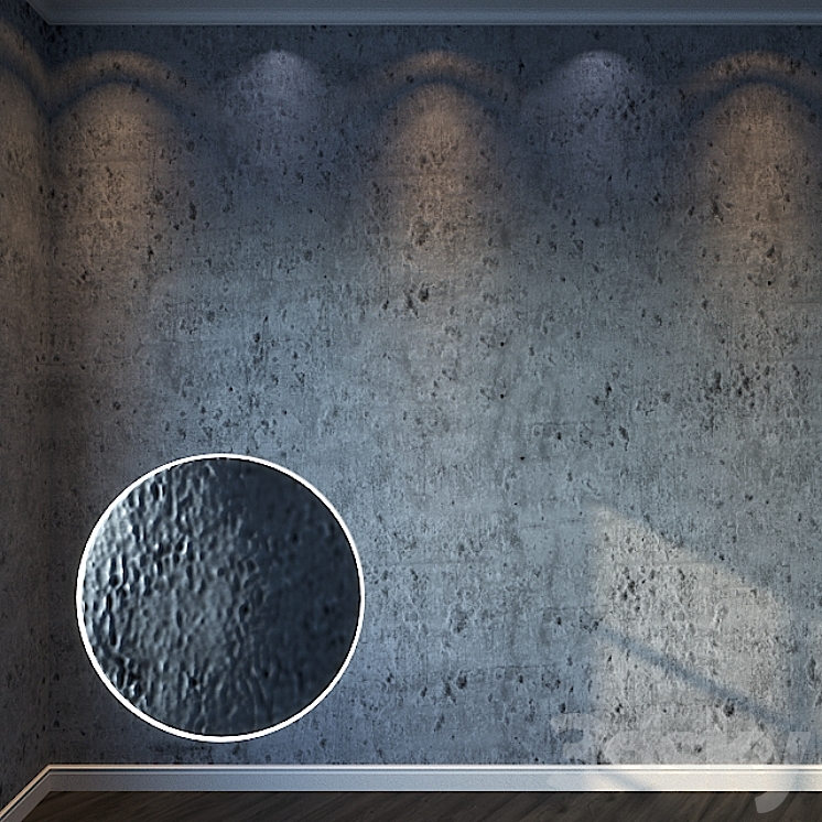 Decorative Stucco 325 - 8K Material - Wall covering - 3D model