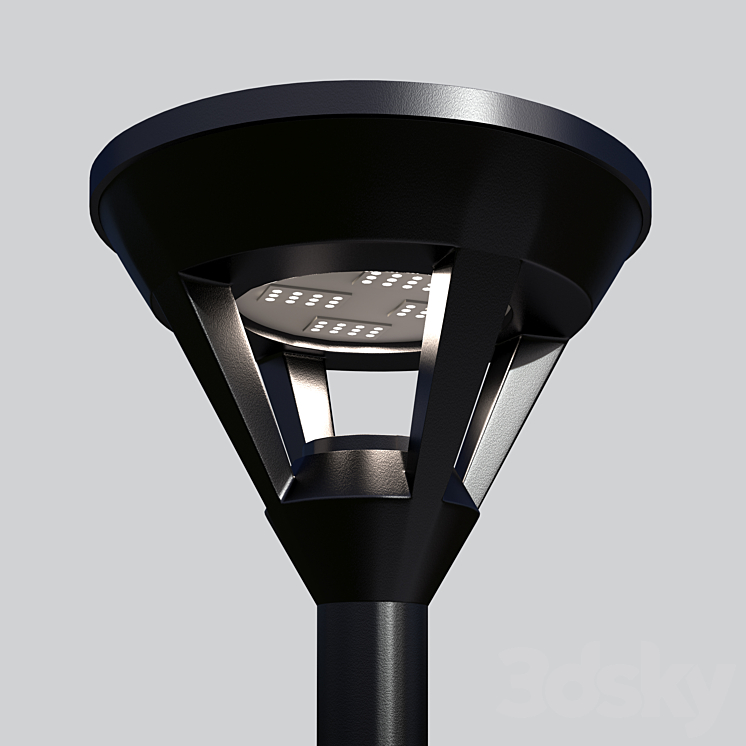 Modern street lamp - Street lighting - 3D model