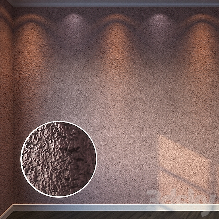 Decorative Stucco 365 - 8K Material - Wall covering - 3D model