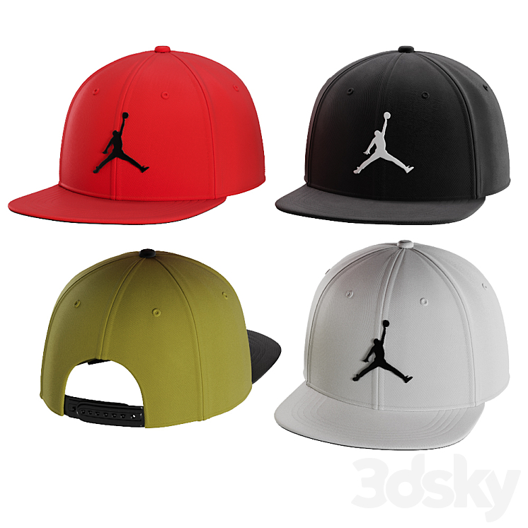 Jordan Pro Jumpman Snapback - Сlothes and Footwear - 3D model