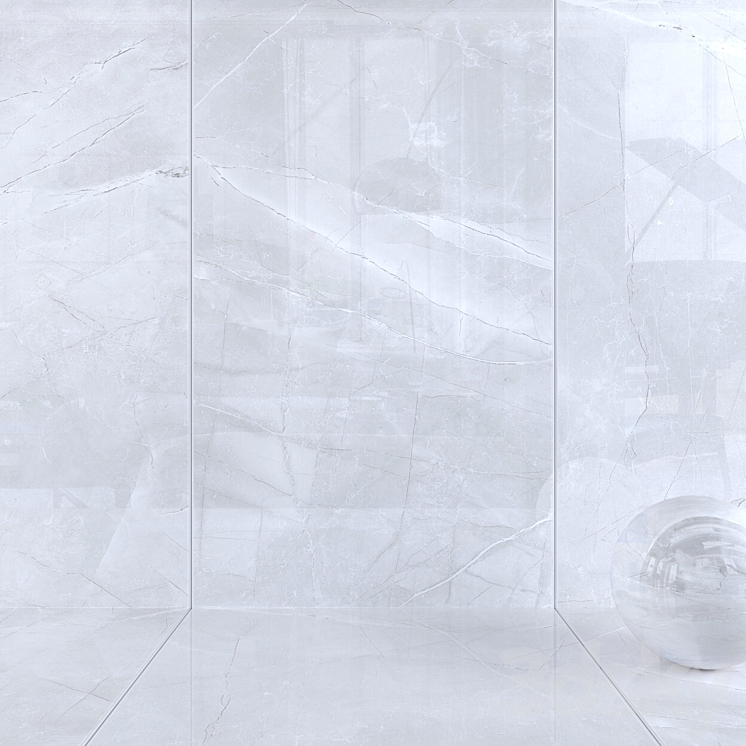 Wall Tiles Lima Gray Set 2 - Tile - 3D model