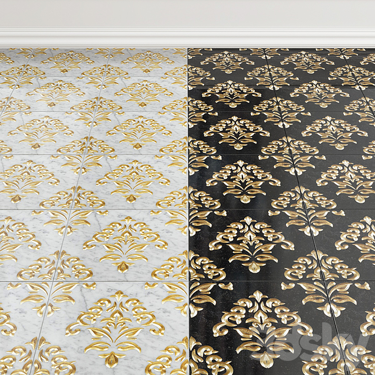 Luxury 6 by Lithos Design - Tile - 3D model