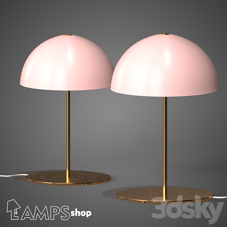 NL5043 Table Lamp Hemisphere - Table lamp - 3D model