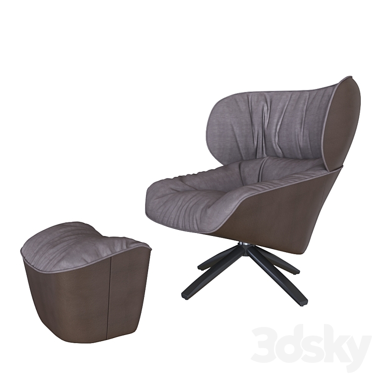 Armchair TABANO - Arm chair - 3D model
