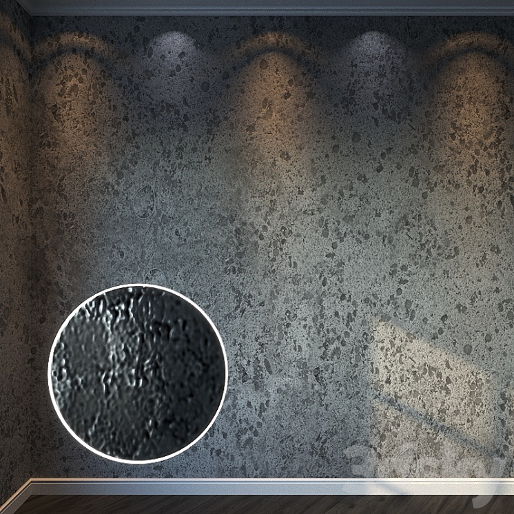 Decorative Stucco 452 - 8K Material - Wall covering - 3D model