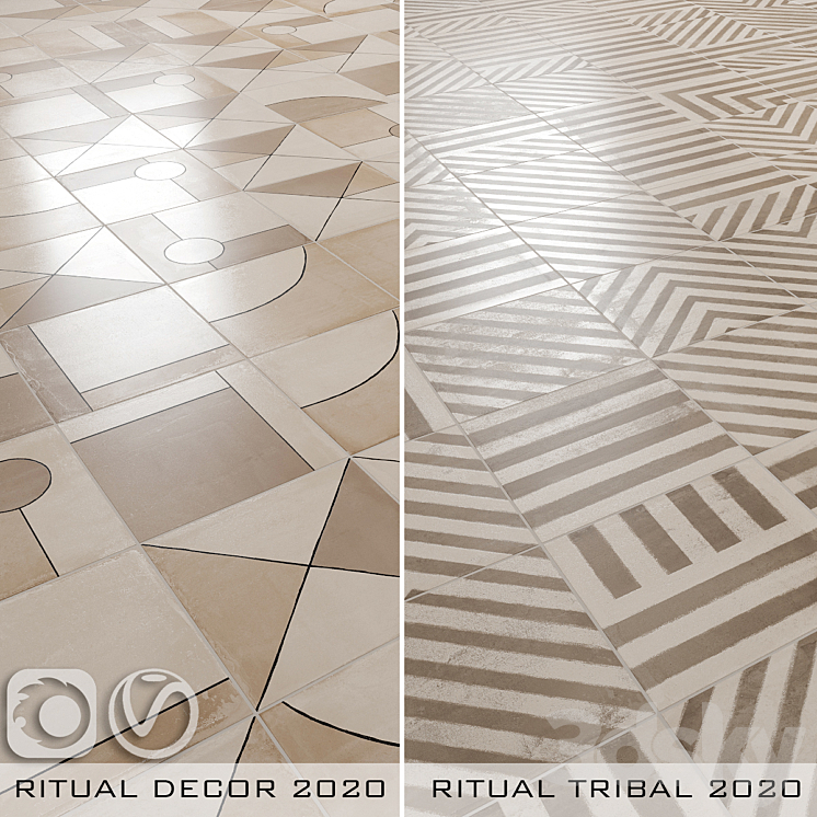 SANT AGOSTINO RITUAL TRIBAL, DECOR - Tile - 3D model