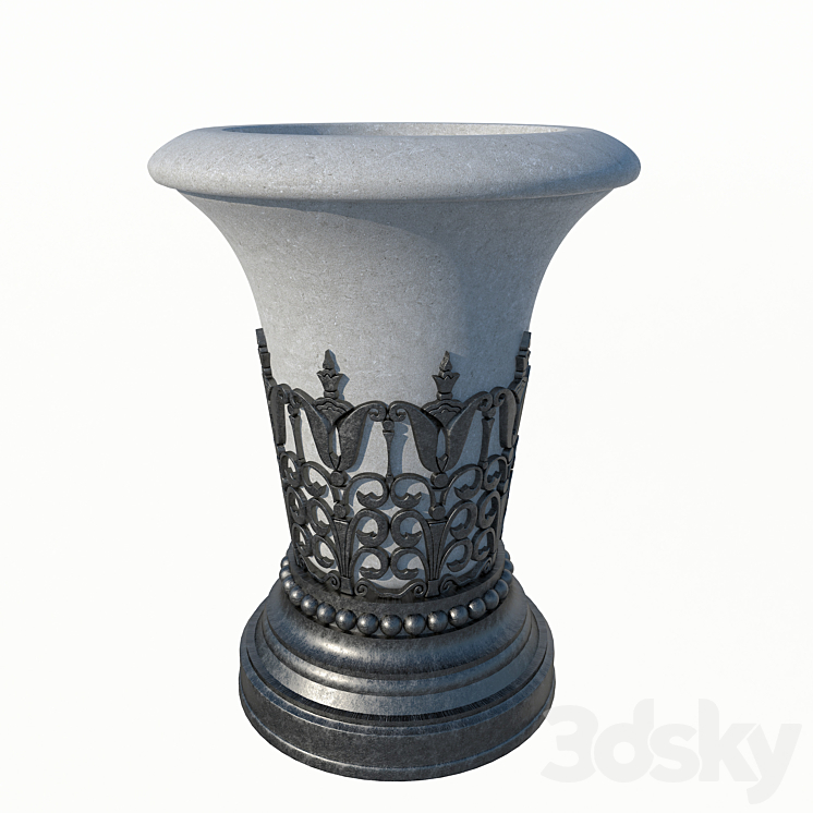 Urn - Urban environment - 3D model