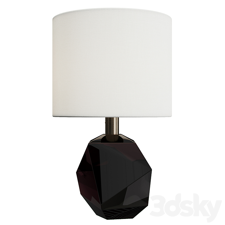 Baker gemstone small table lamp - Table lamp - 3D model