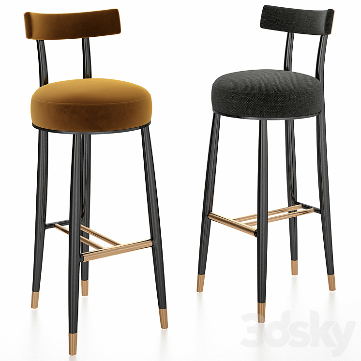 GILMORE BAR STOOL - Chair - 3D model