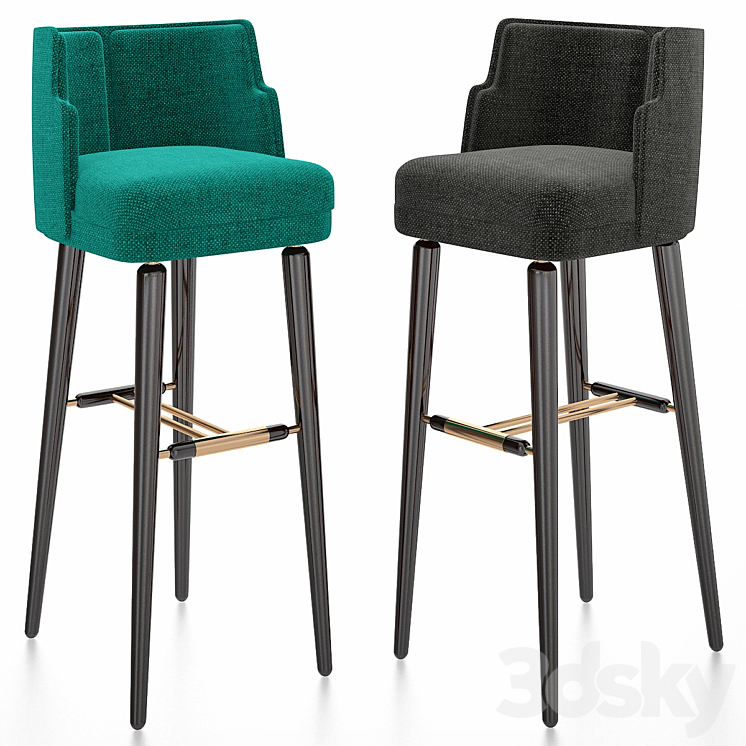 ERVIN BAR STOOL - Chair - 3D model