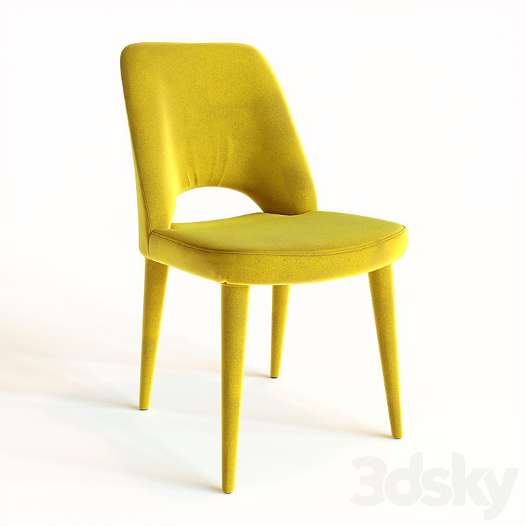 pols potten chairs holy velvet - Chair - 3D model