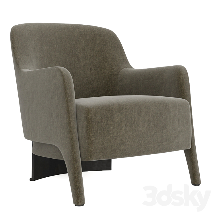 Rodolfo Dordoni Armchair - Arm chair - 3D model