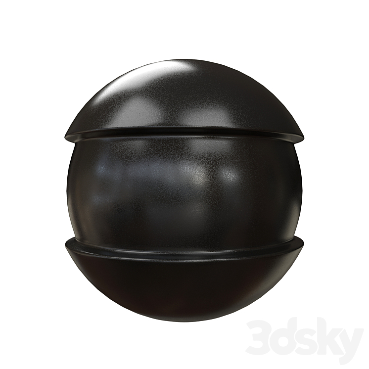Metal black material - Metal - 3D model
