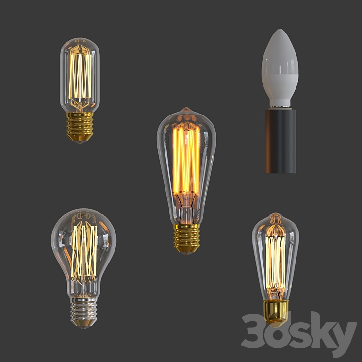 Lamp Set 2 - Technical lighting - 3D model