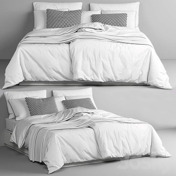 ikea nordli - Bed - 3D model