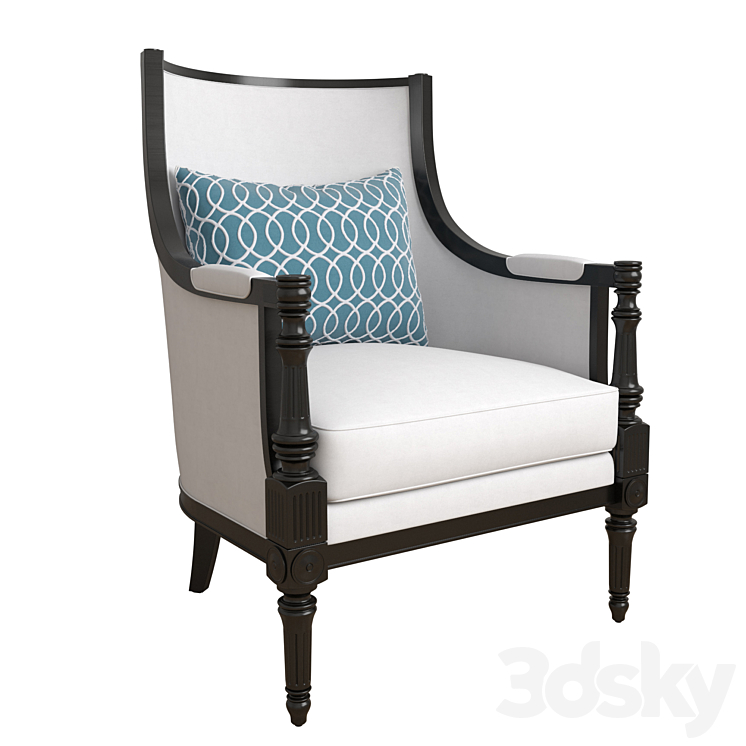 Massoud lark chair - Arm chair - 3D model