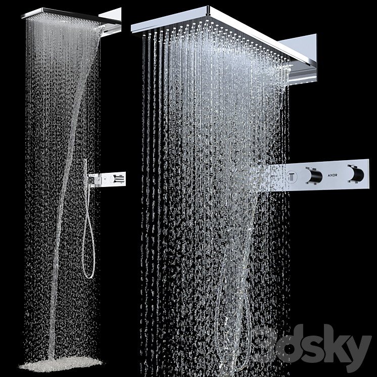 Axor Overhead shower - Faucet - 3D model