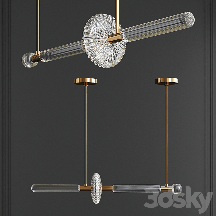 CIPHER Lasvit - Pendant light - 3D model