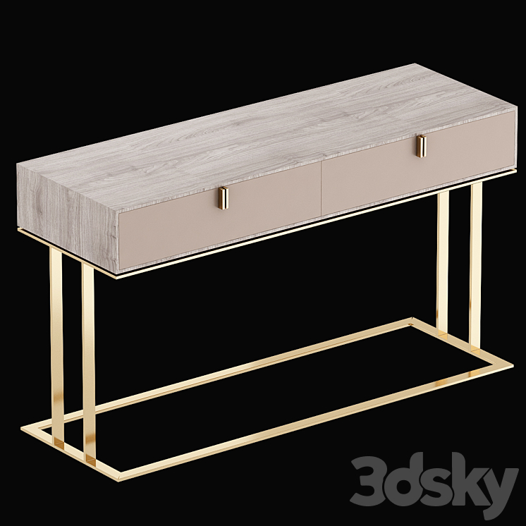 Brisbane Console Table Frato Interiors - Console - 3D model