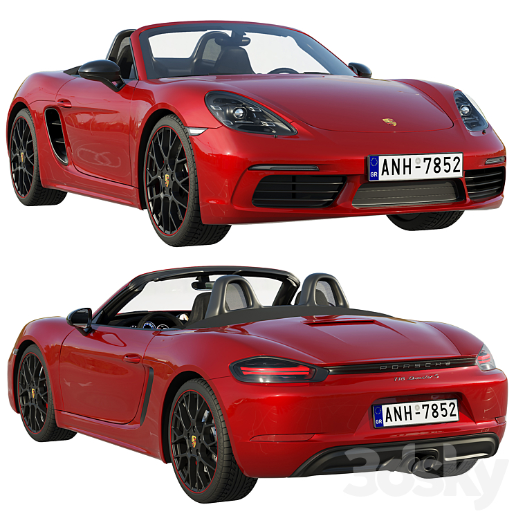Porsche 718 Boxster S - Ground Transport - 3D model
